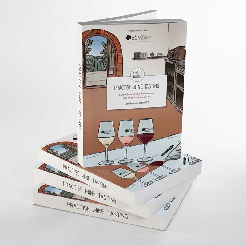 Wine tasting notebook: step-by-step guide and empty tasting sheets ...